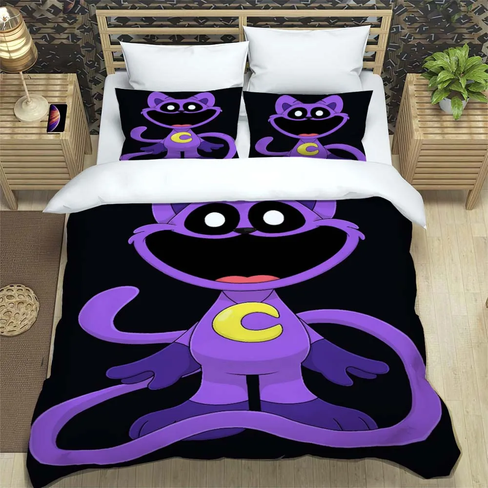3D-Print-Anime-Smiling-Animals-CATNAP-DOGDAY-Bedding-Set-Brand-New-Cool ...