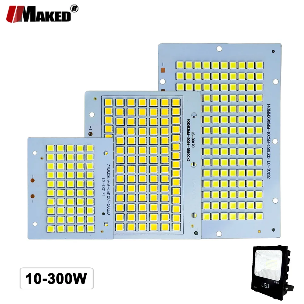 5PC-LED-PCB-SMD5054-Floodlight-Plate-10W-20W-30W-50W-100-150-200W-300W ...