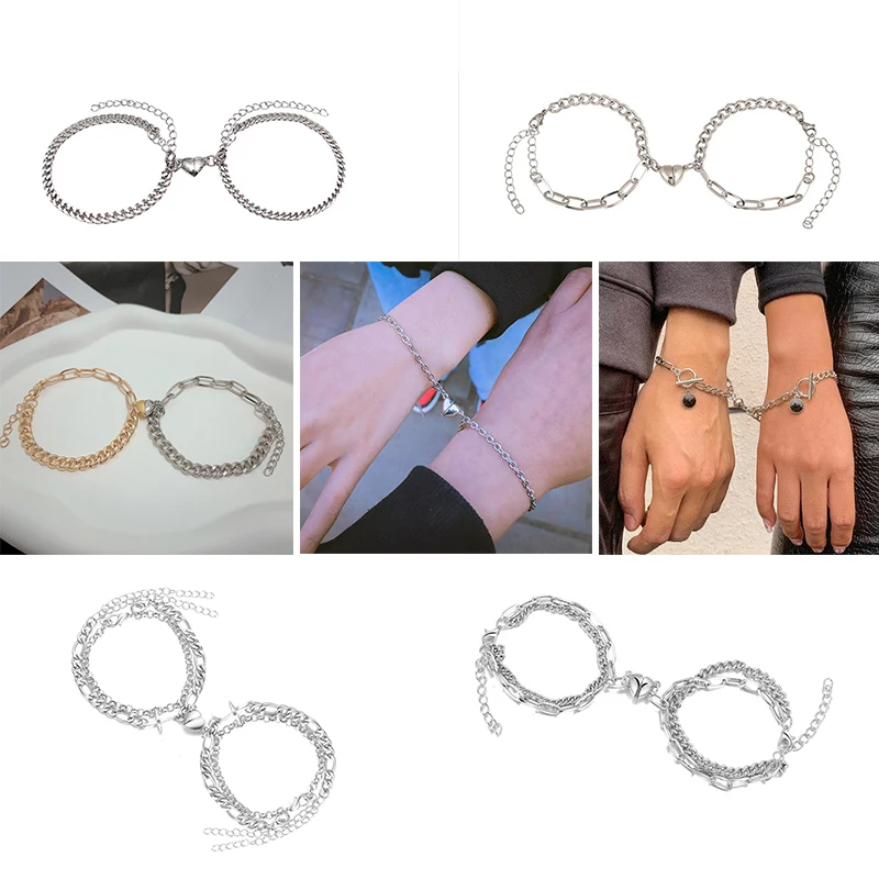 Love-magnetic-bracelet-for-men-and-women-a-pair-of-niche-designs ...