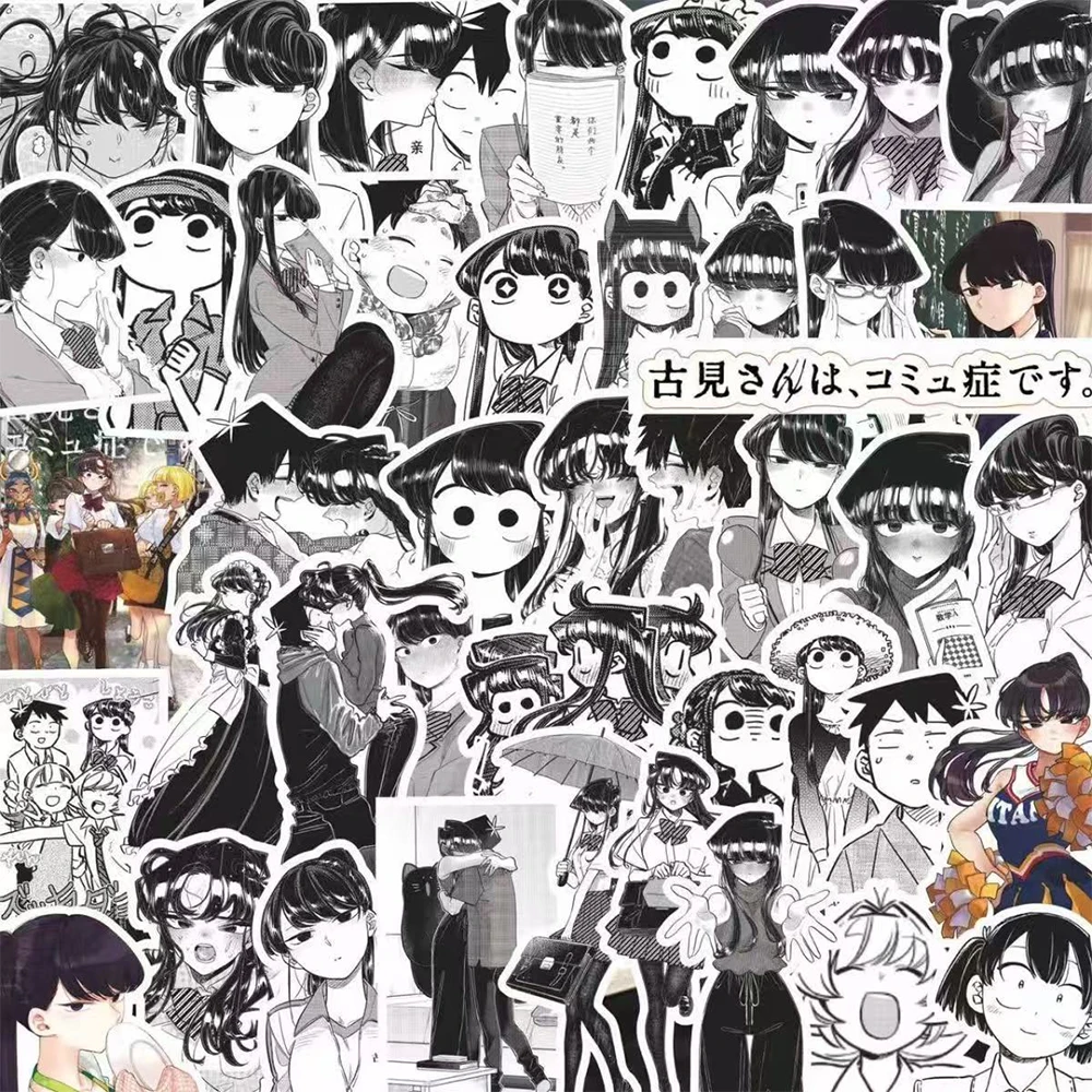 20/40/80pcs Komi Can't Communicate Cartoon Stickers Shouko Komi Anime ...