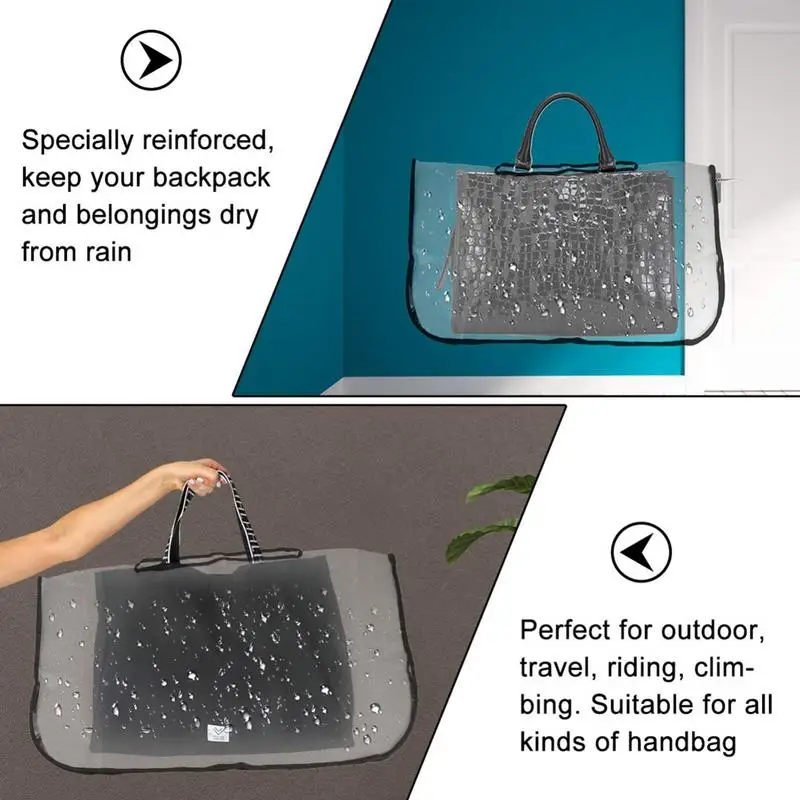 Bag Protector For Handbag Transparent Rainproof Rain Bag Cover ...