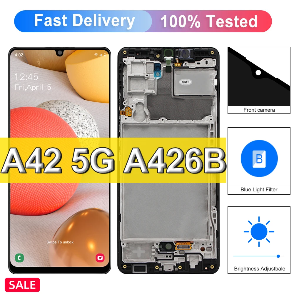 6-6-Original-For-Samsung-Galaxy-A42-5G-LCD-Display-Touch-Screen-with ...
