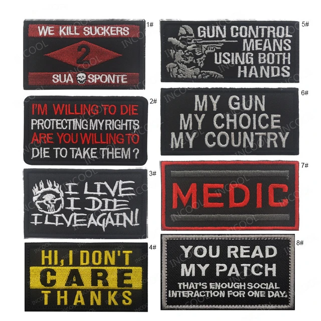 Funny Velcro Morale Patches