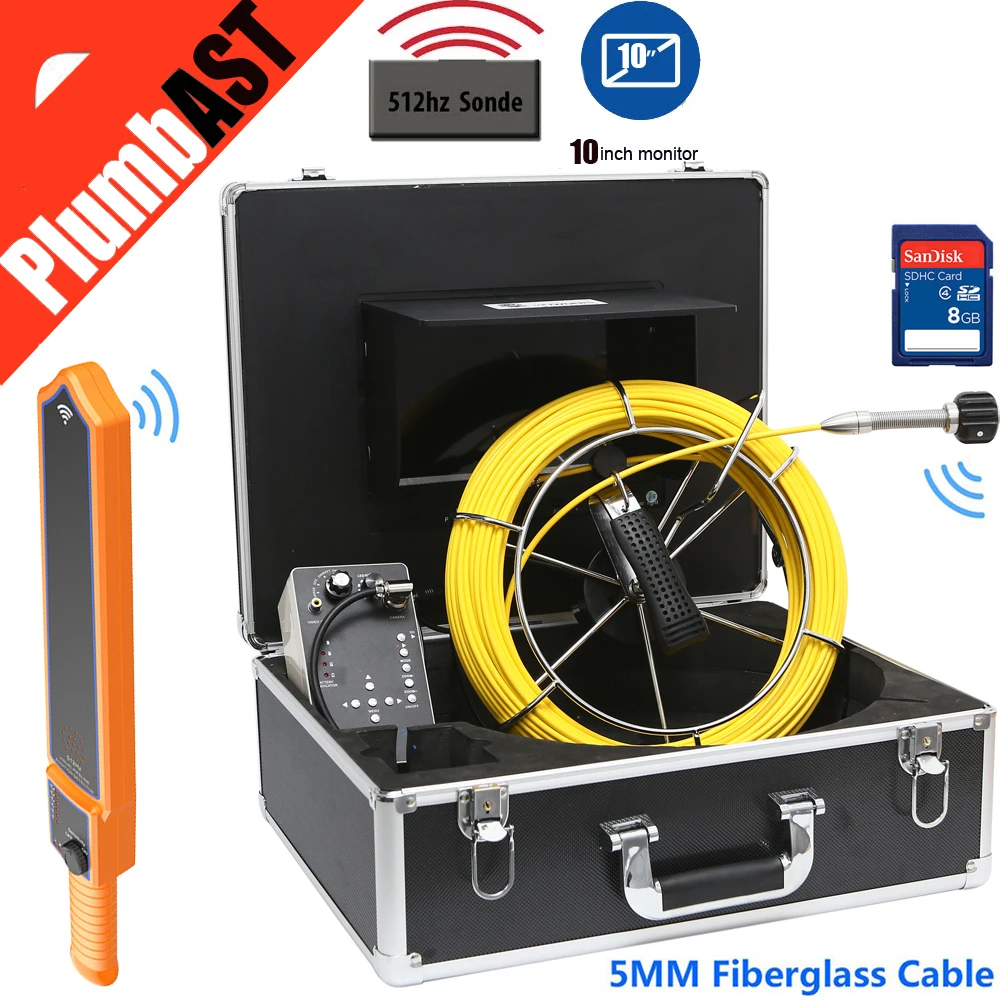 512hz-sonde-transmitter-locator-endoscope-underwater-video-system-pipe ...