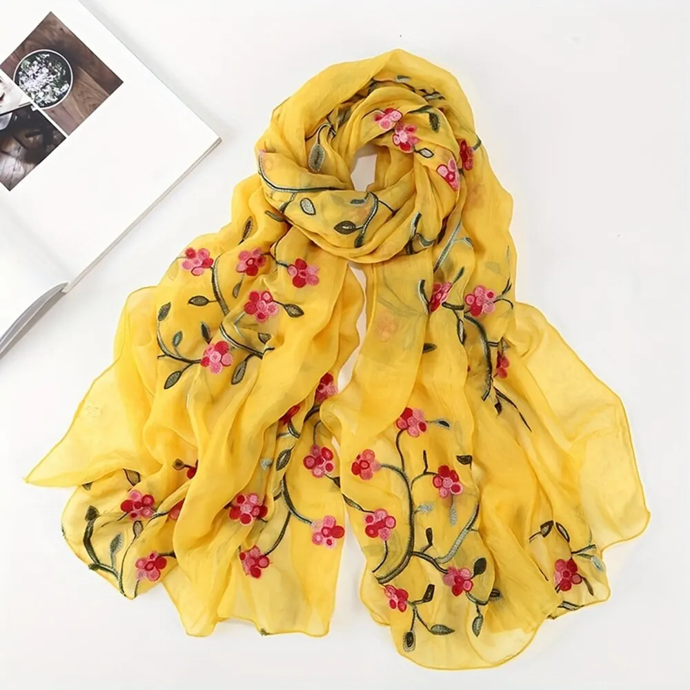 Chiffon-Flower-Embroidered-Scarf-Scarf-Tourism-Sunscreen-Shawl-Chinese ...