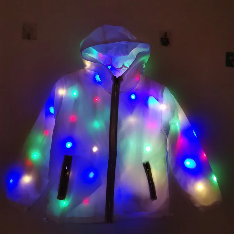 Led Luminous Costumes Dance DJ Nightclub Stage Street Dance Costume ...