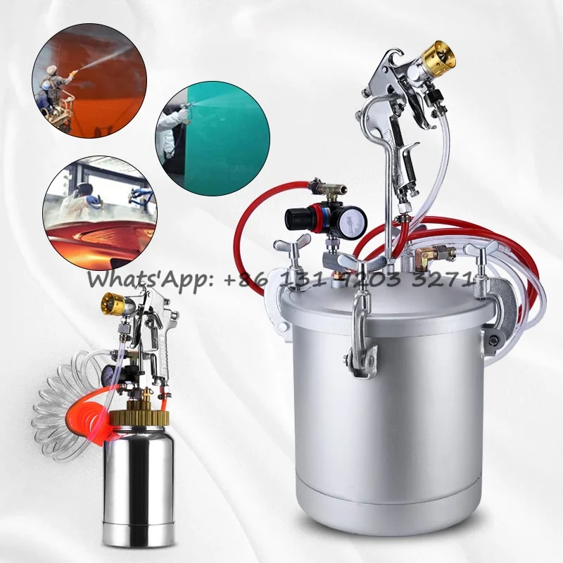 2L-Sprayer-Equipment-Pneumatic-Imitation-Stone-Paint-Spray-Gun-Pressure ...