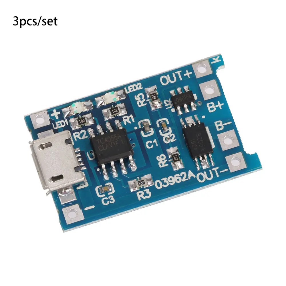 Placa de protección de cargador de batería de litio de 3,7 V, 5V, 1A, 2A, Li ion, módulo de ...
