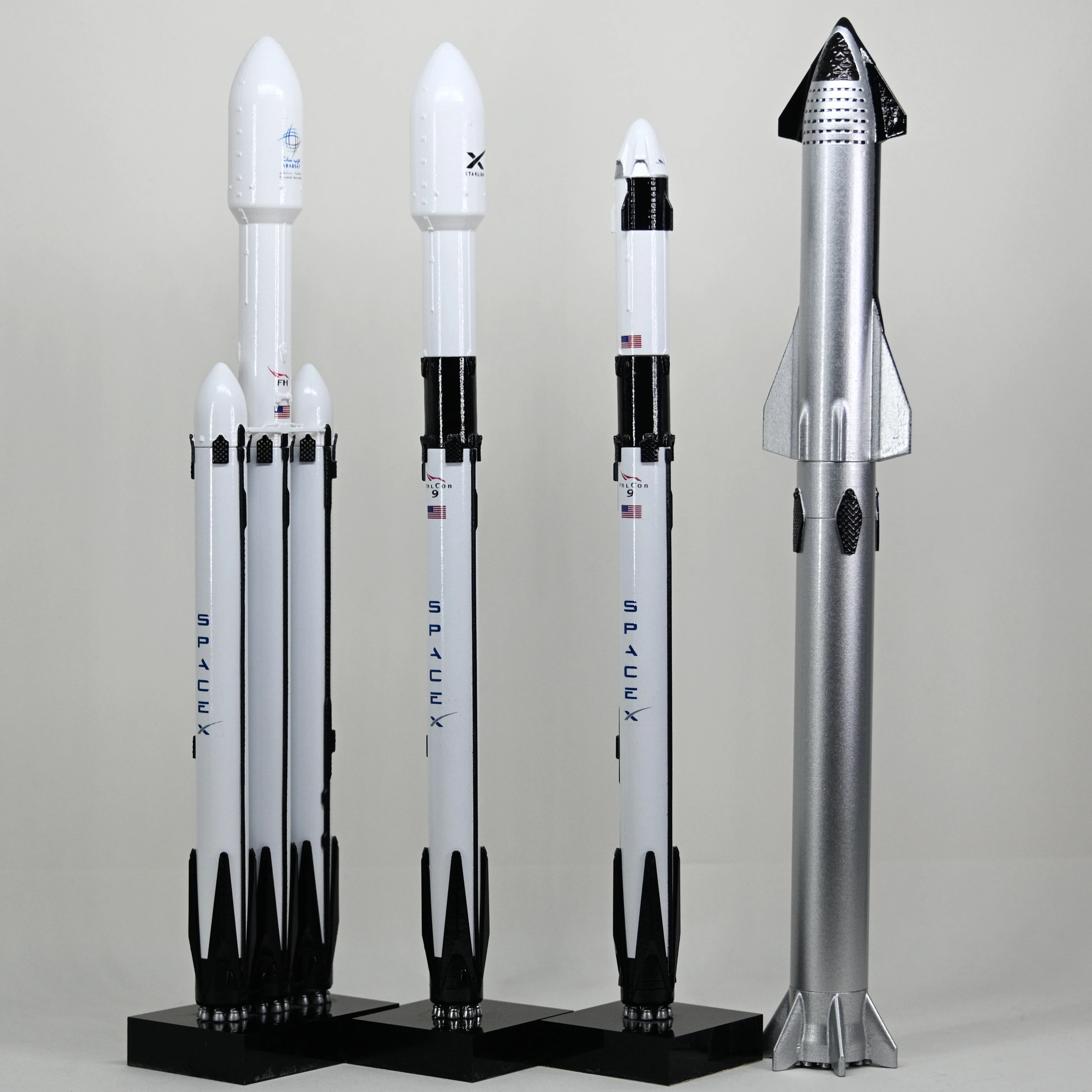SpaceX Model Store Dragon Starship Falcon 9 Rocket Heavy Falcon Static ...