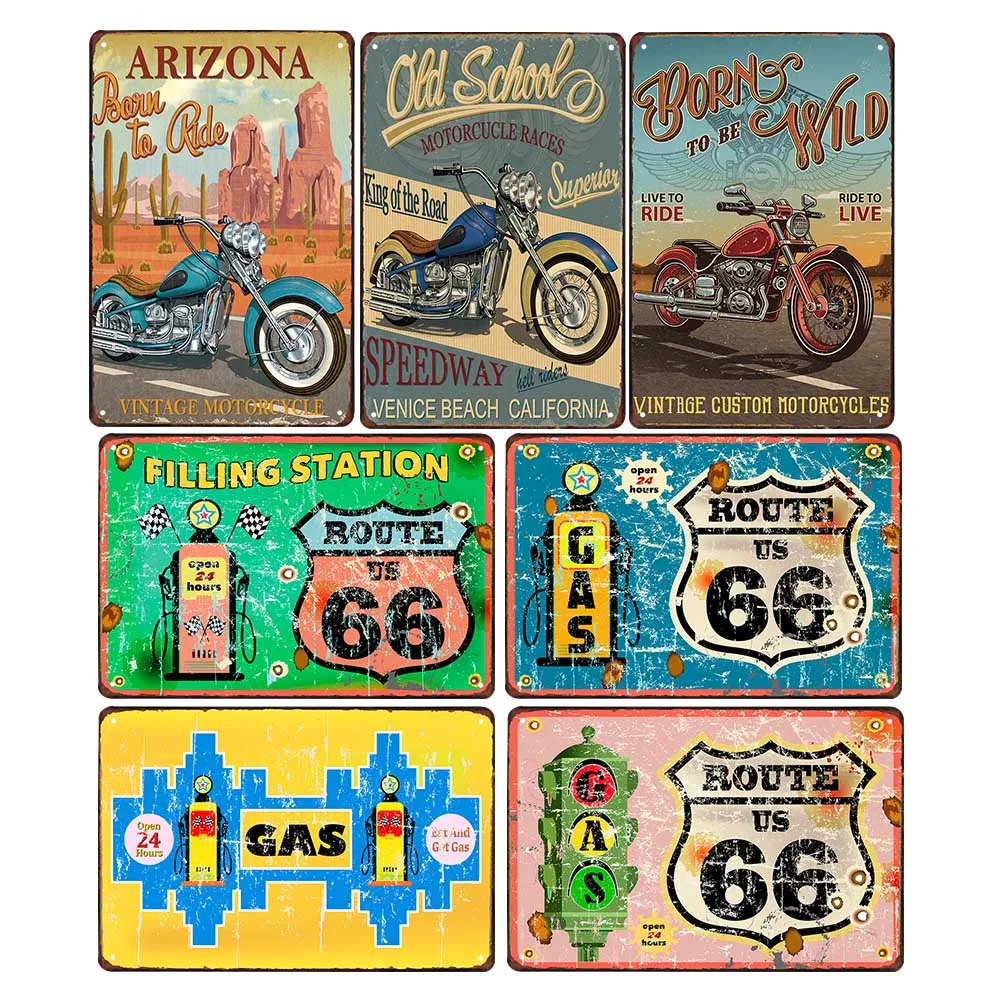 Motor-Oil-Metal-Sign-Motorcycle-Plaque-Retro-Iron-Painting-Decorative ...