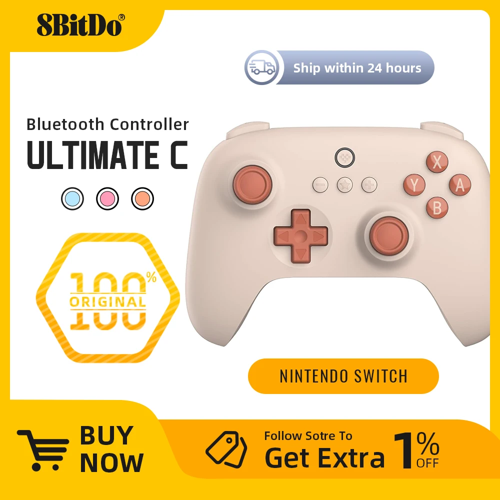 8BitDo-Ultimate-C-Wireless-Bluetooth-Gamepad-ALPS-Joystick-Gaming ...