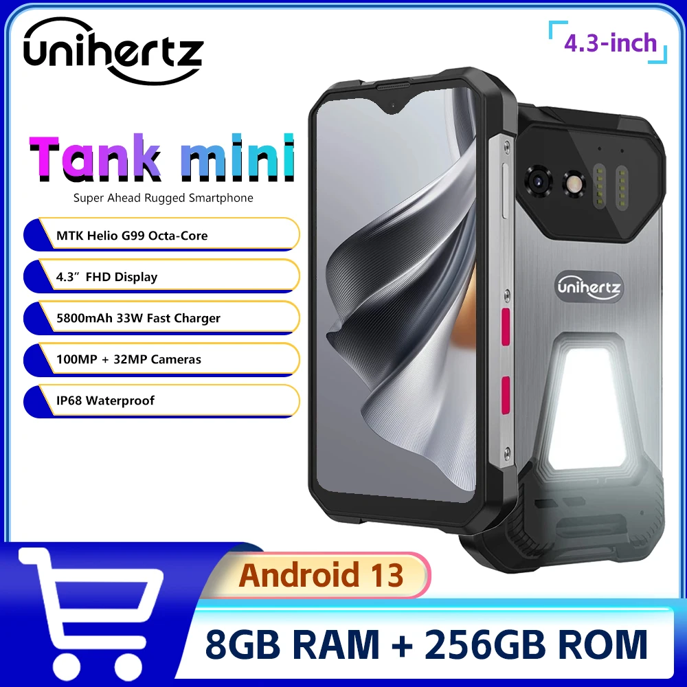 Unihertz-Mini-tanque-Helio-G99-Octa-n-cleo-IP68-NFC-prova-d-gua-8849 ...
