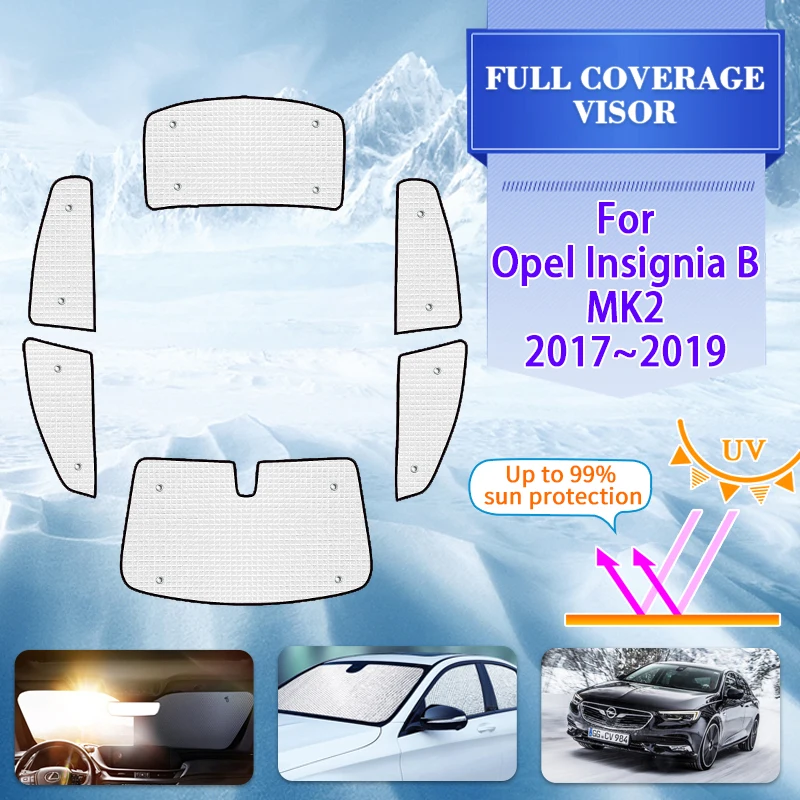 Car-Full-Window-Shading-Visors-For-Opel-Insignia-B-2017-2018-2019-MK2 ...