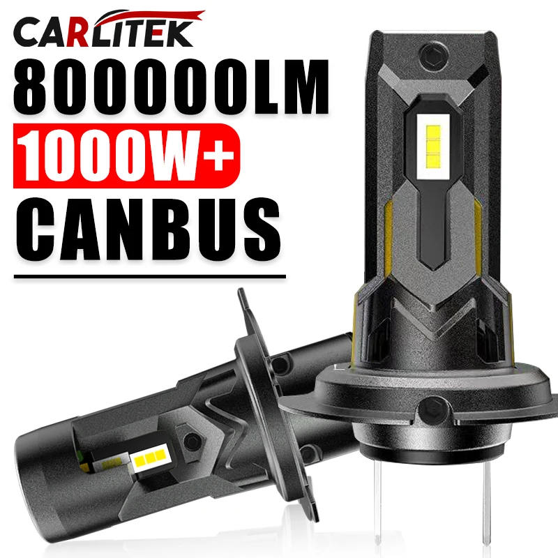 High-Power-H4-H7-LED-Headlight-1-1-Mini-Size-Headlamp-800000LM-6500K ...
