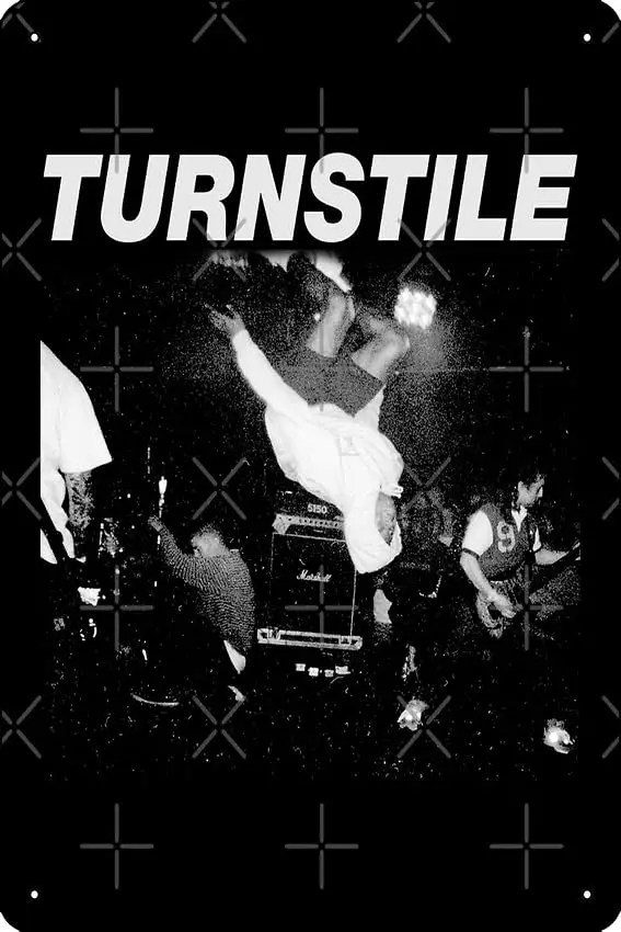 Turnstile-Jump-Poster-Metal-Tin-Sign-12-X-8-Inch-Funny-Man-Cave-Home ...