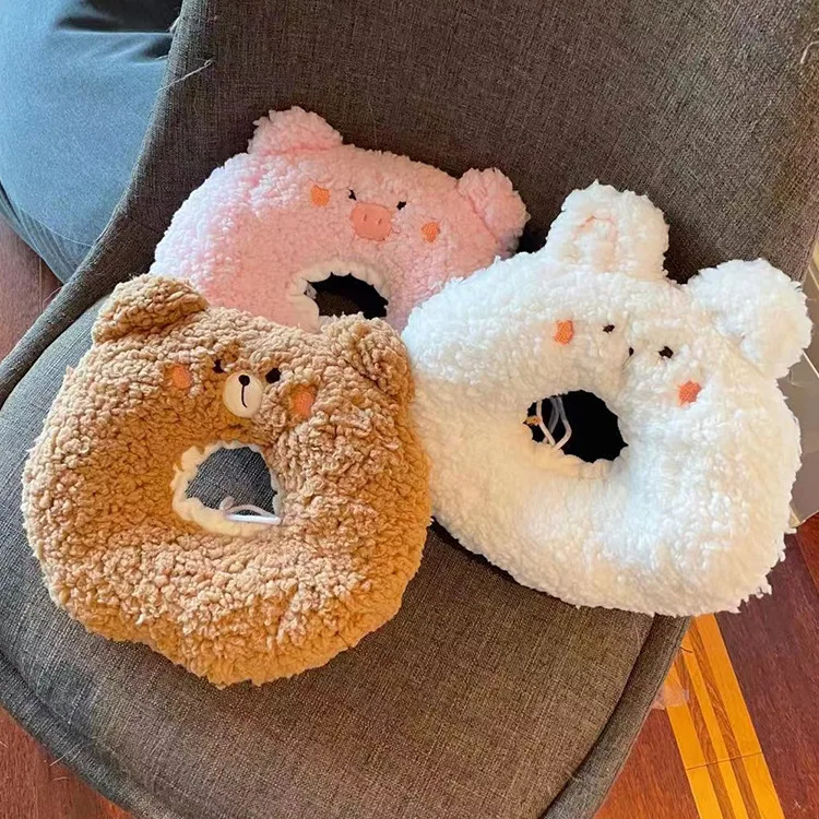 New-Elizabeth-Circle-Pet-Plush-Soft-Rabbit-Collar-Cat-Dog-Collar-Anti ...