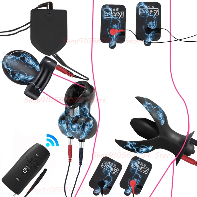 Electroshock-defensa-e-stim-kit-masculino-el-trico-sexo-p-nis-glans ...
