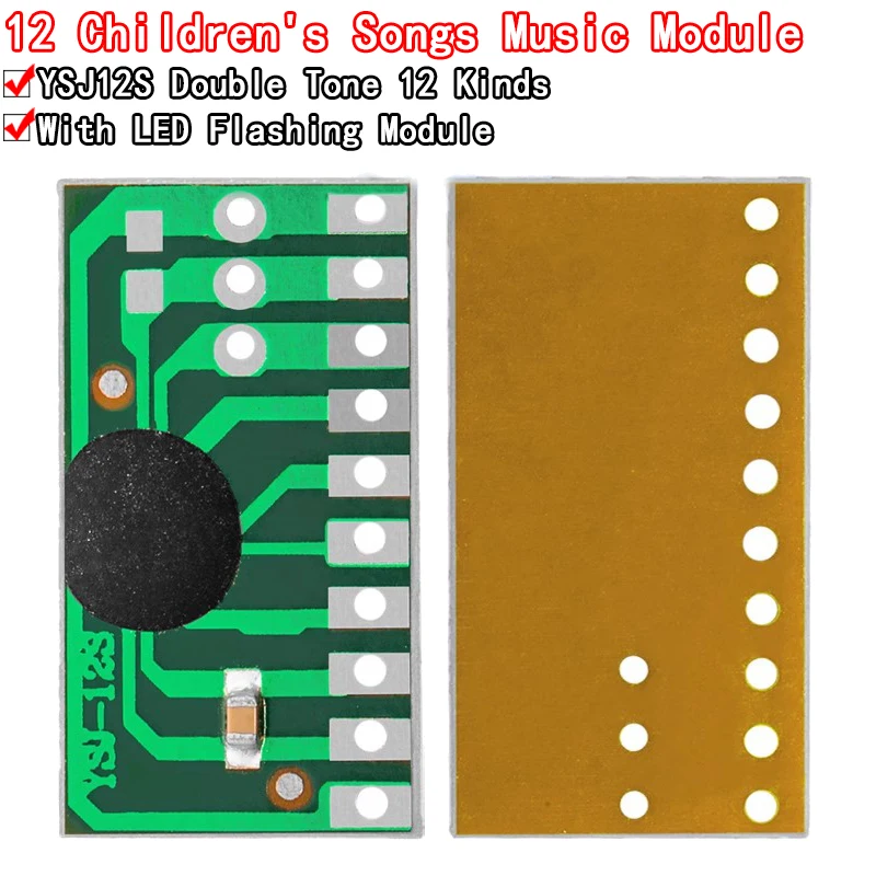 5pcs-12-children-s-songs-music-module-YSJ-12S-dual-tone-12-English ...