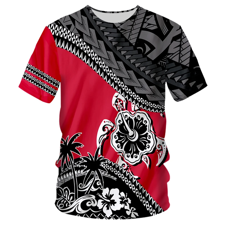 Summer-Trend-Tahiti-Polynesian-Men-s-Fashion-T-Shirt-O-Neck-Casual ...