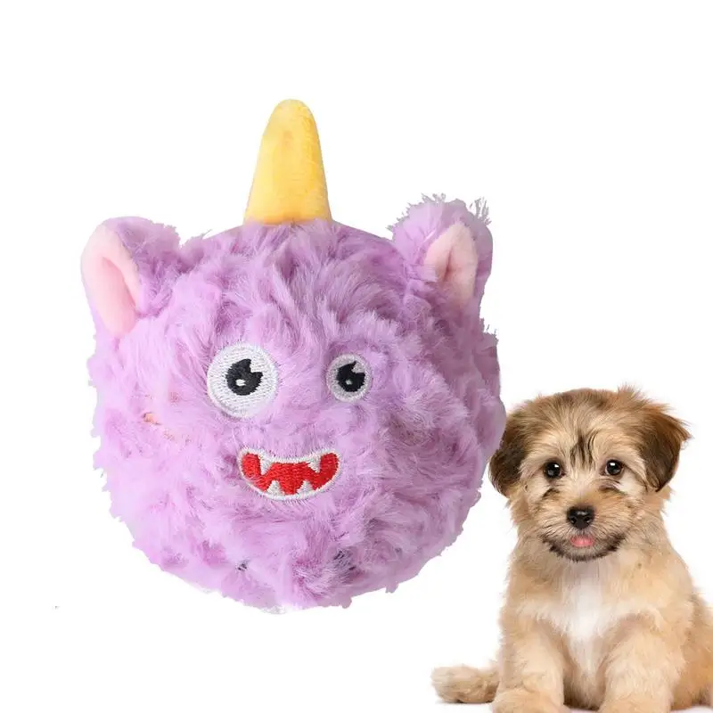 Interactive-Dog-Toys-Bouncing-Giggle-Shaking-Ball-Dog-Plush-Toy-Moving ...
