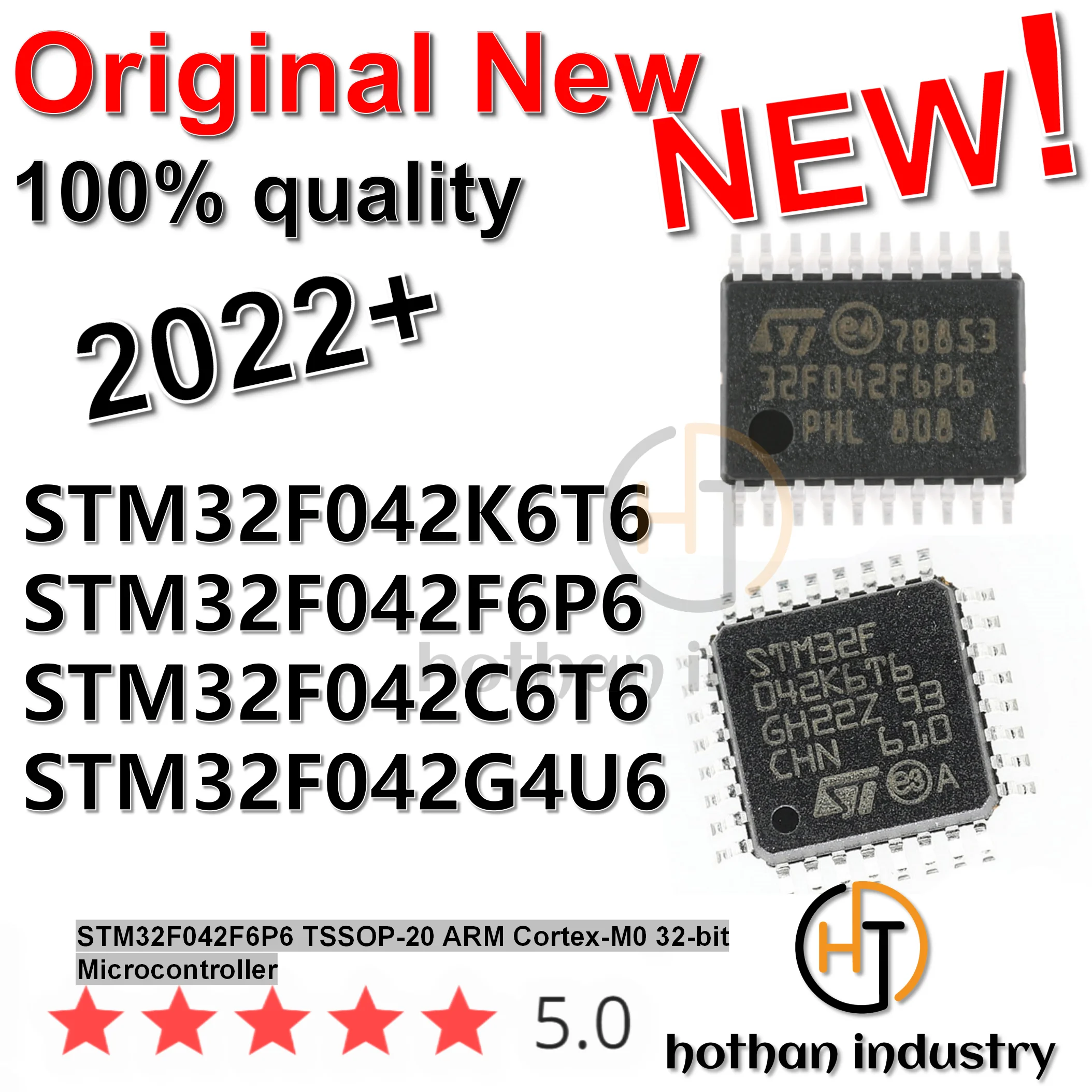 1pcs 22 100 Original 32f042f6p6 Stm32f042f6p6 Stm32f042k6t6 Stm32f042f6p6 G4u6 Tssop 20 Arm