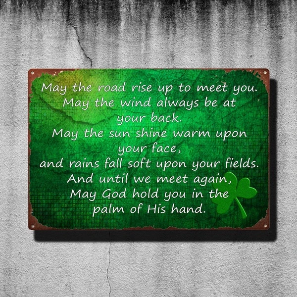 May The Road Rise Up To Meet You Plaque