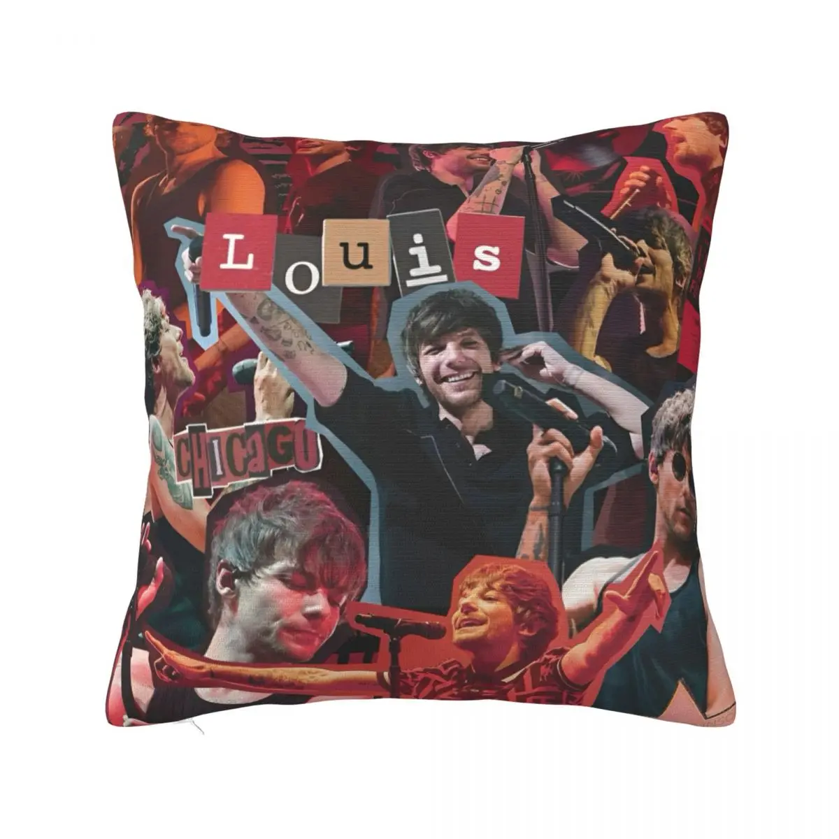 Louis Tomlinsons Singer Pillowcase Printing Polyester Cushion Cover ...