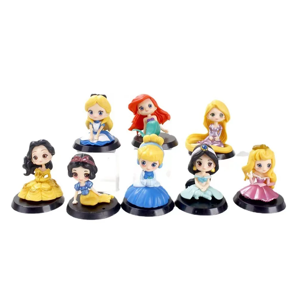 Disney-Petite-figurine-de-princesse-assise-figurine-mignonne-de-sir-ne ...