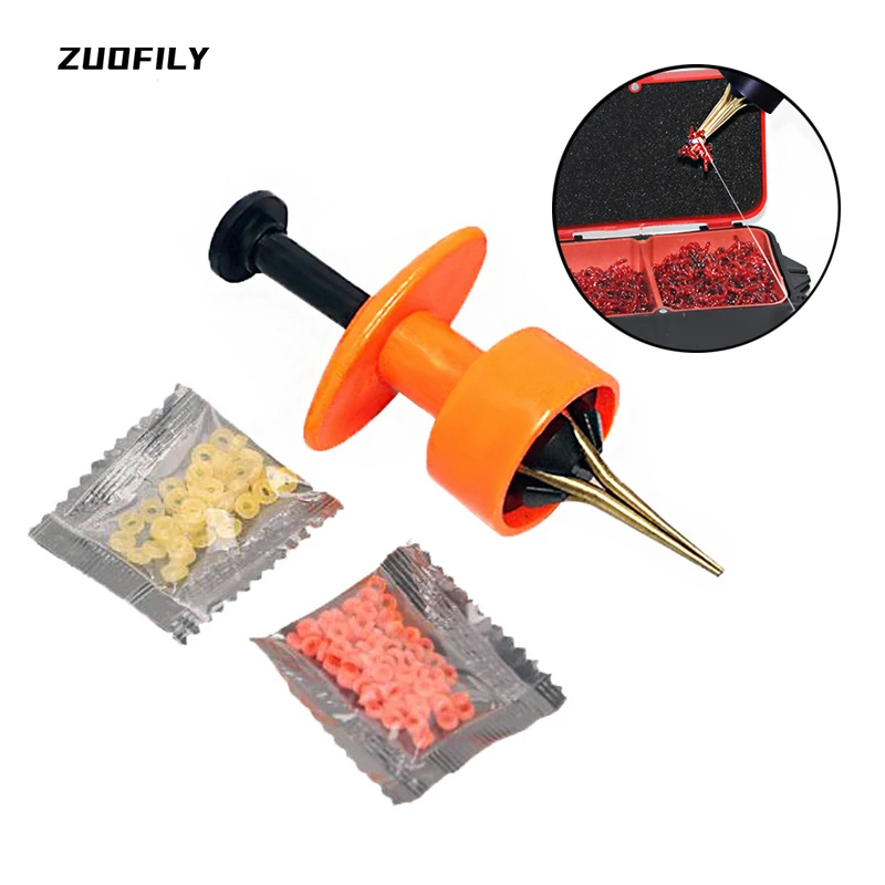 1PCS-Portable-Bait-Fish-Hook-Binding-Device-Earthworm-Red-Worm-Clip ...