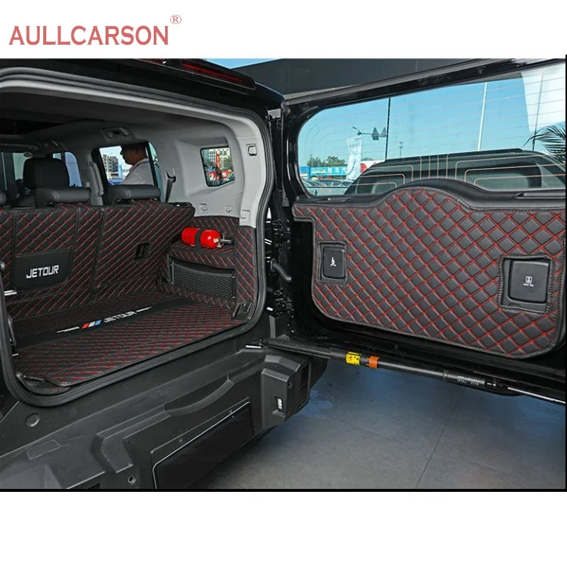 For-Jetour-T2-Traveler-2023-2024-Trunk-Mats-Leather-Durable-Cargo-Liner ...