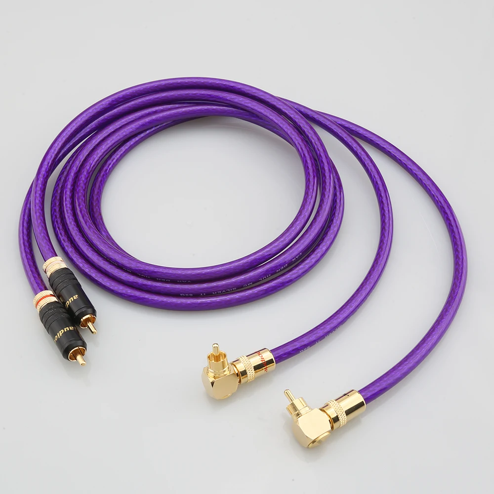 HiFi-Van-Den-Hul-MC-Silver-IT-65G-OFC-Silver-Plated-Angled-RCA-Cable ...