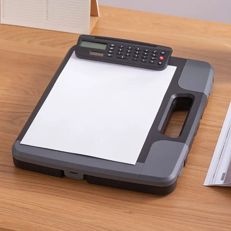Portable Files Document Clipboard Storage For Case With Calculator ...