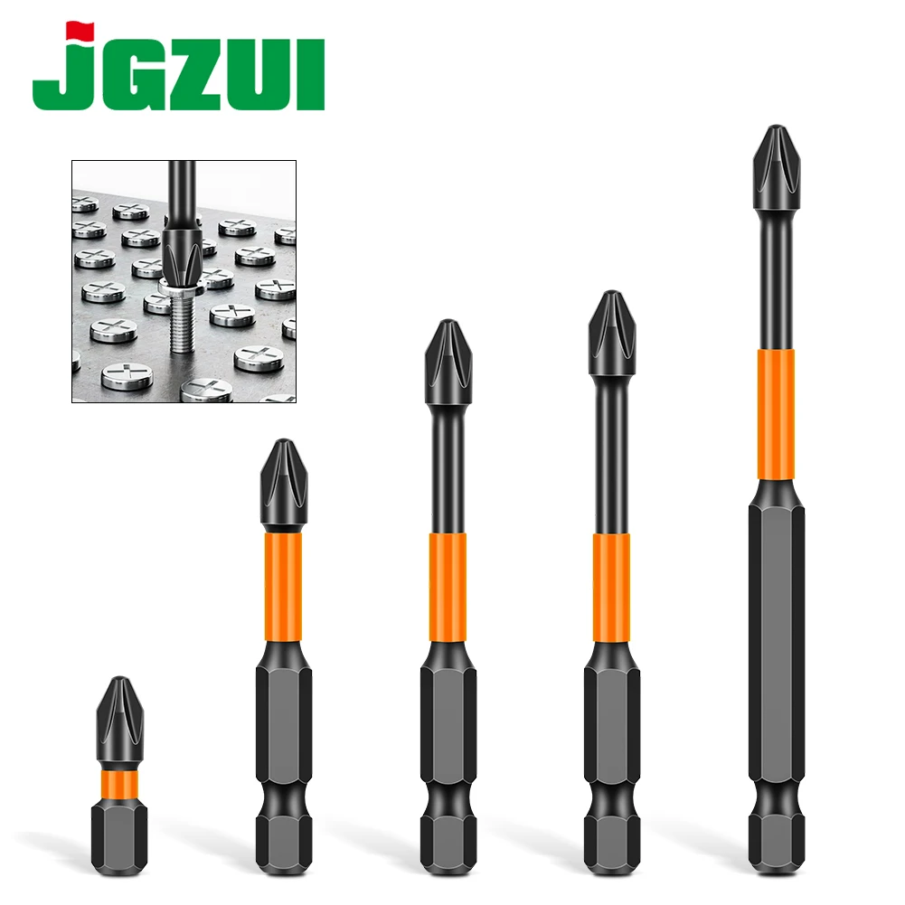 PH2 Strong Magnetic Cross Torque Head Screwdriver S2 Steel Electric ...