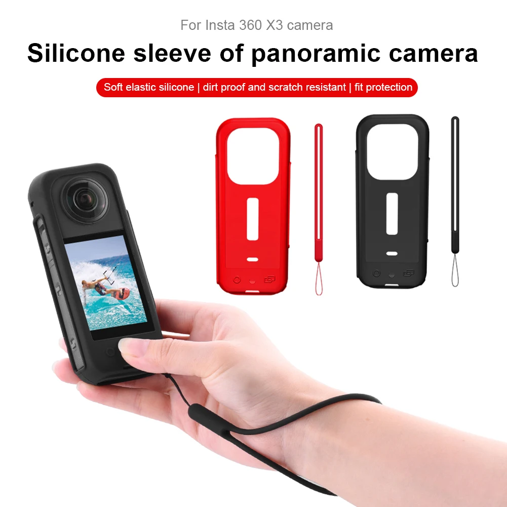 For-Insta360-X3-Body-Silicone-Cover-Anti-drop-Anti-scratch-Dust ...