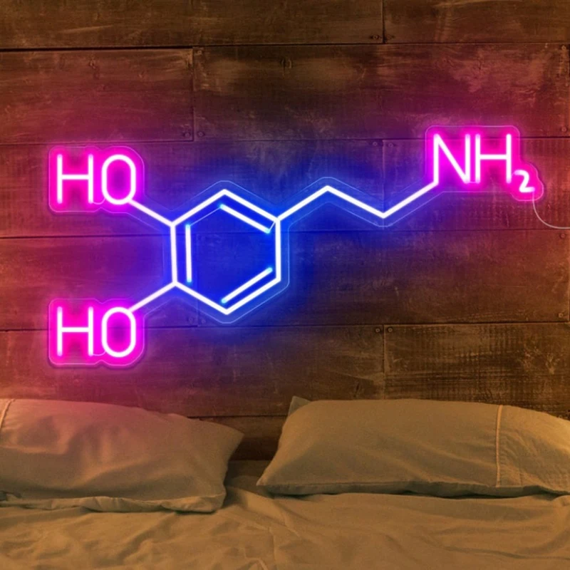 Little-Molecule-of-Dopamine-LED-Neon-Light-Sign-Customized-Biology ...