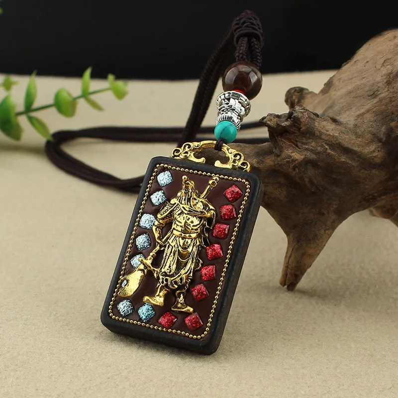 's Jewelry GiftsQiankun Righteous Men's Ornaments Guan Gong Pendant ...