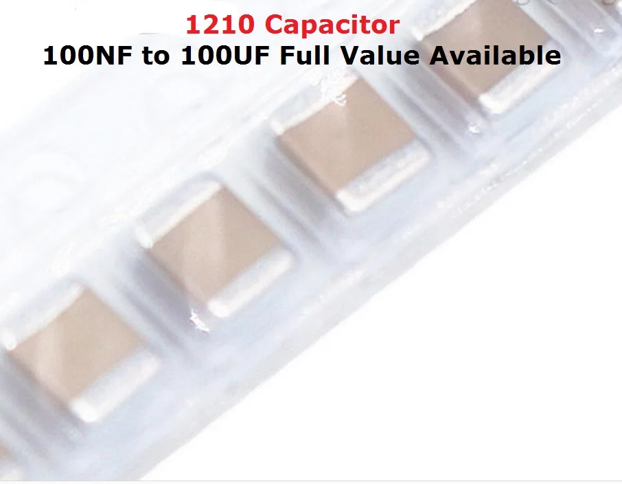 50PC 1210 Capacitor 16V 50V 107 474 684 105 225 475 106 226 476 104 0 ...