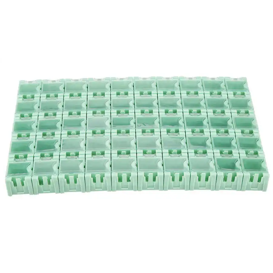 50pcs Smt Smd Electronic Component Container Storage Boxes Electronic ...
