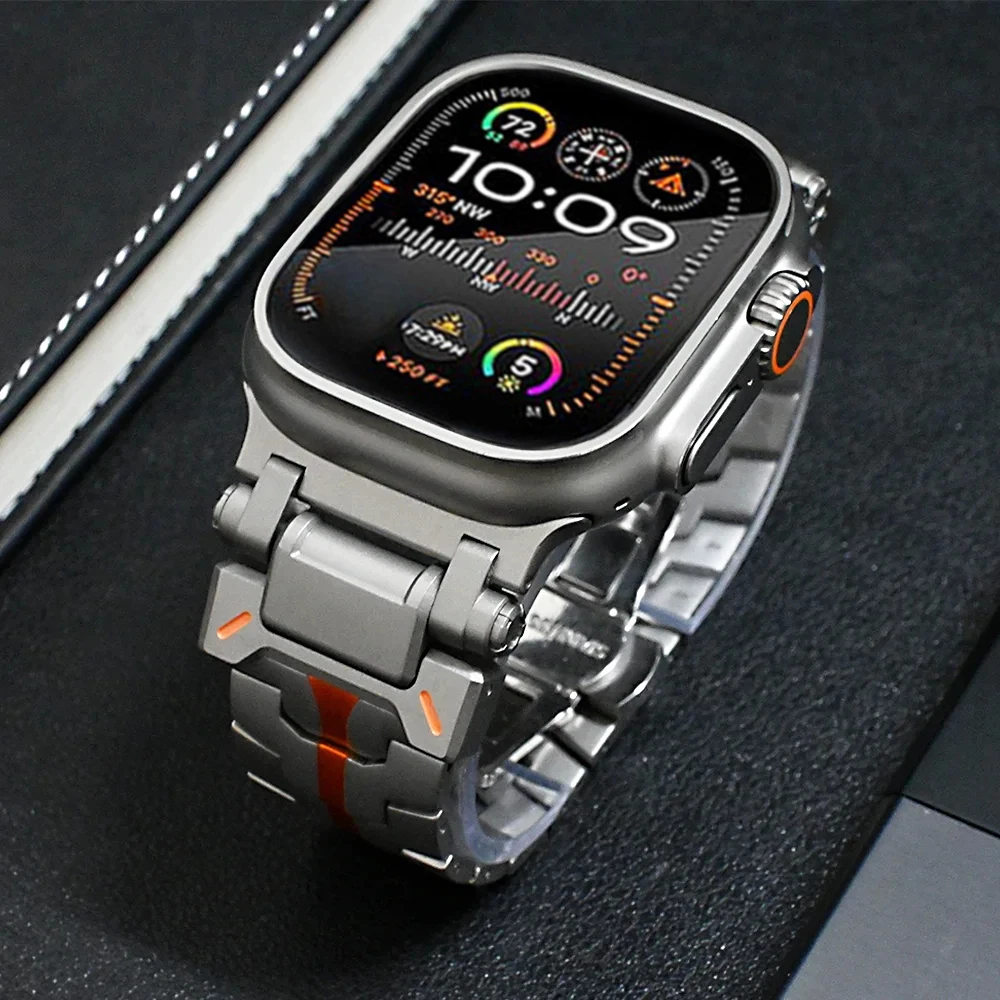 Luxury-Titanium-Color-Band-for-Apple-Watch-Ultra-2-49mm-42mm-45mm-44mm ...