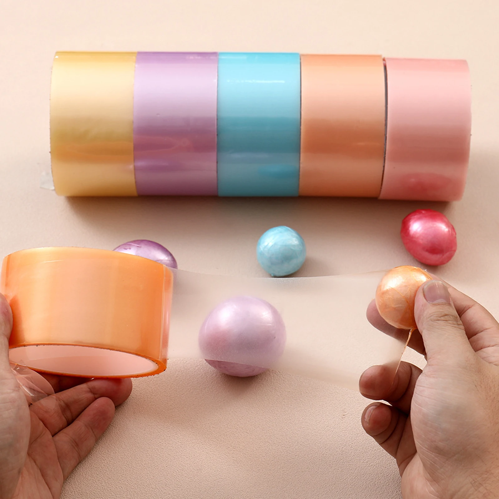 6Pcs-Sticky-Ball-Tapes-Luminous-Colored-Ball-Tape-DIY-Making-Ball-1-9 ...