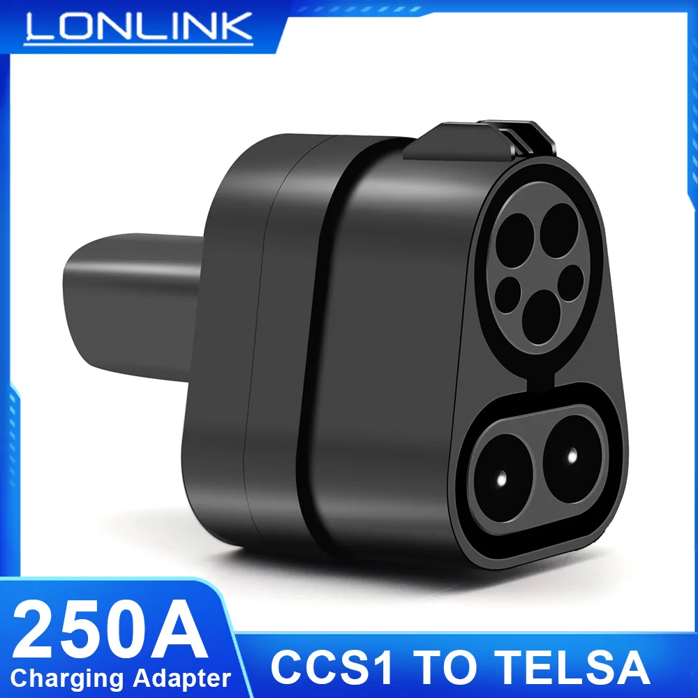 LONLINK-CCS1-to-NACS-Tesla-Ev-charger-Adapter-250A-1000V-Electric ...