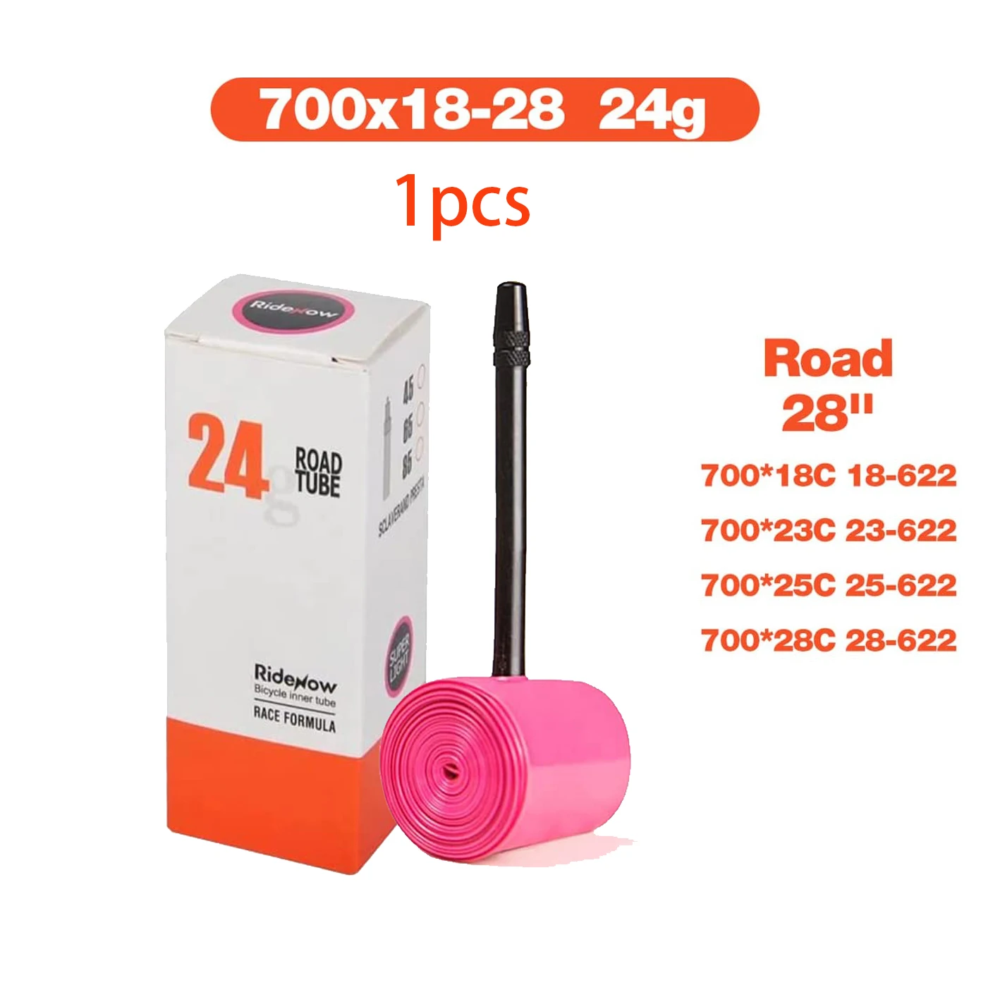 RideNow Tube Road Bicycle TPU 24G Ultralight Road Bike Inner Tube ...