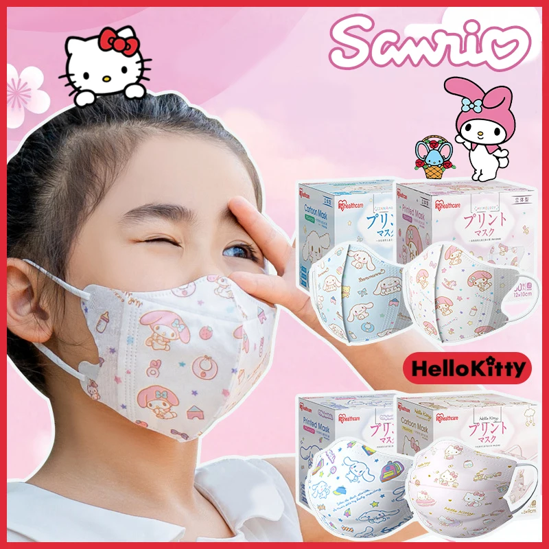 50Pcs-Sanrio-Hello-Kitty-Disposable-Masks-for-Children-Cartoon-Melody ...