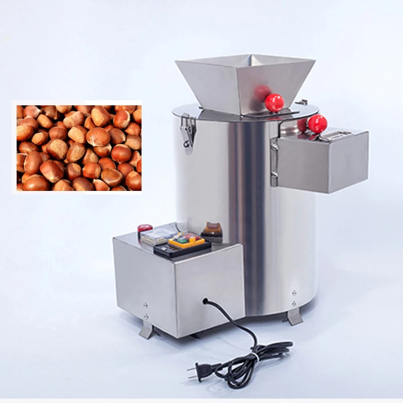 Commercial-Automatic-Chestnut-Peeling-Machine-10-blade-Household ...