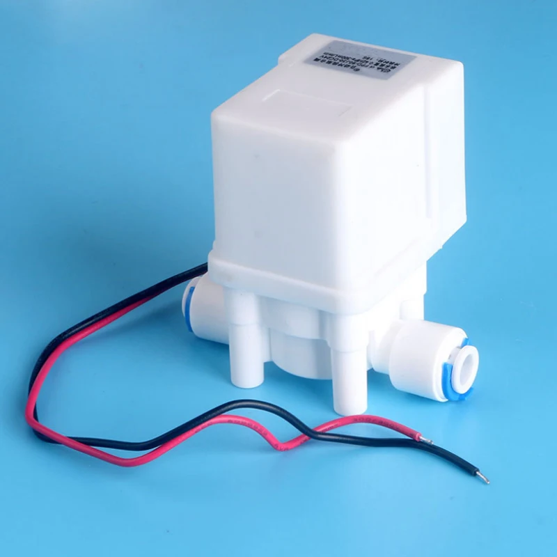 Water Purifier Solenoid Valve 1/4" 6.5mm Quick Connect DC24V 300cc 18s ...