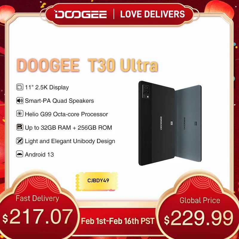 DOOGEE-T30-Ultra-Tablet-PC-12GB-256GB-8580mAh-11-2-5K-Display-Helio-G99 ...