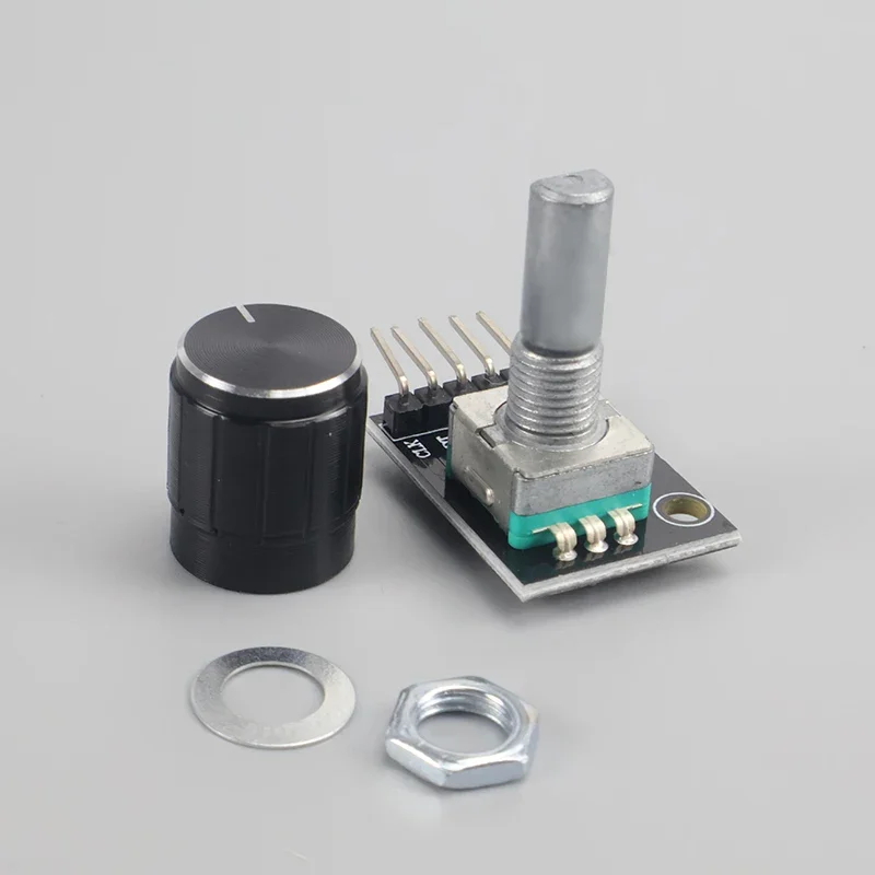 KY-040 Rotary Encoder Module with Push Button 20 PPR for Arduino Menu ...