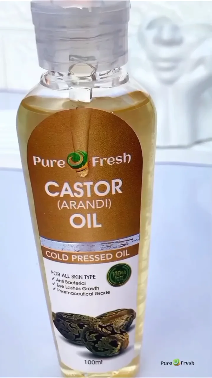 Pure O Fresh - Castor Oil - Cold Pressed - Natural Oil - 60ml, 100ml ...