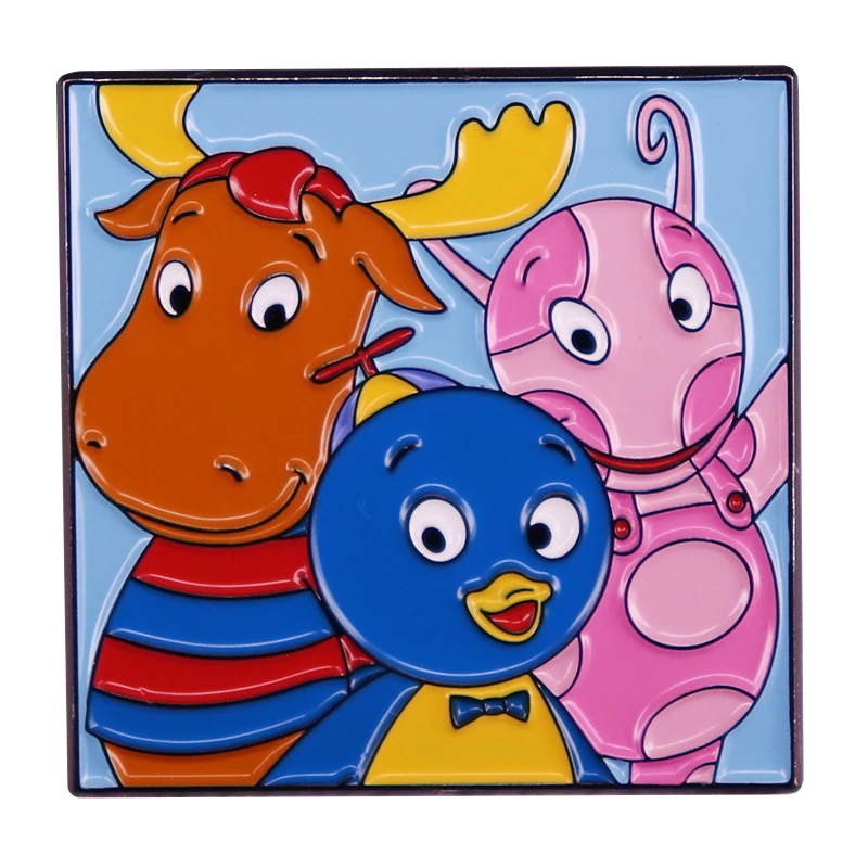 BACKYARDIGANS cute roles enamel pin brooch badge Backpack Collar Pins ...