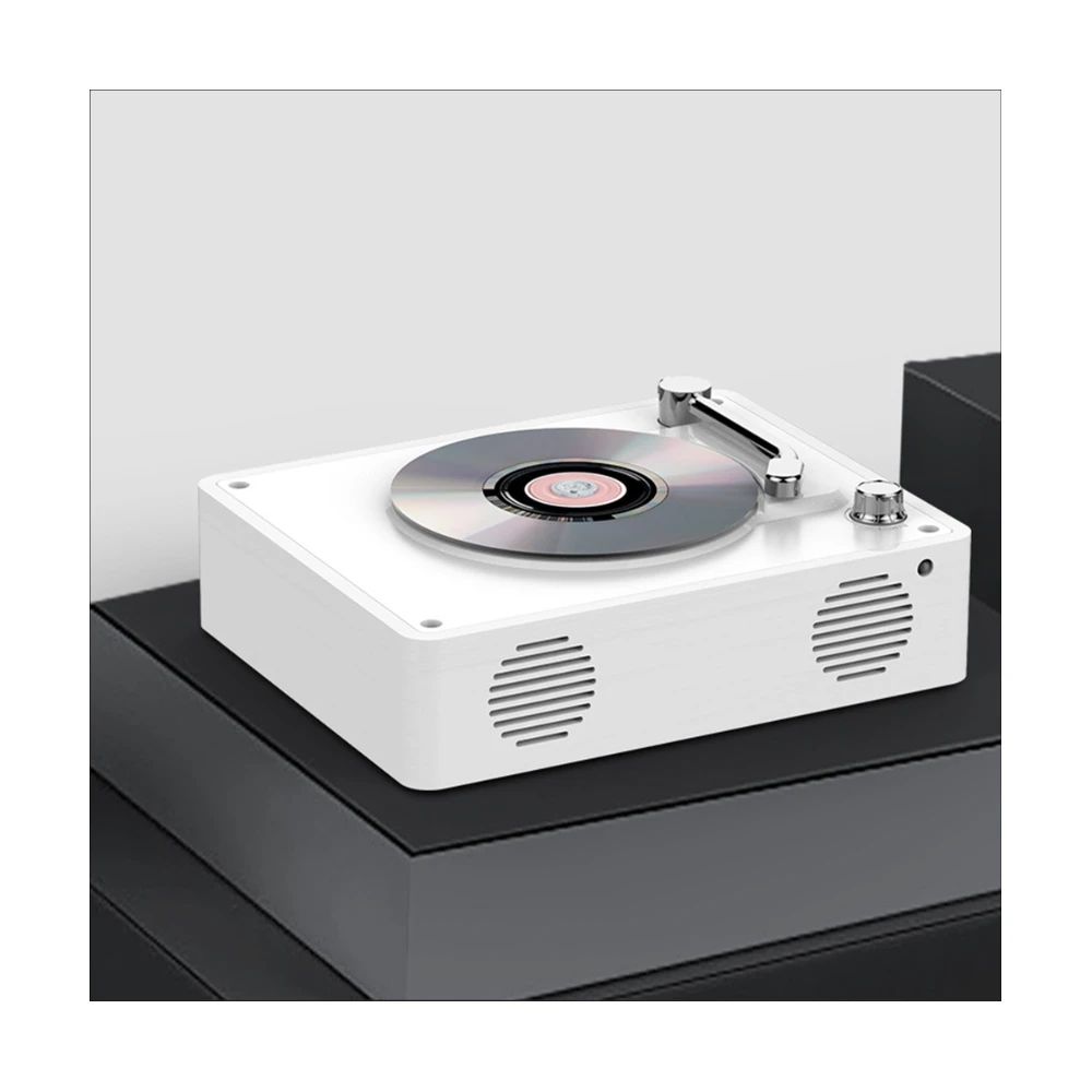 Record-Player-Retro-CD-Turntables-Phonograph-Bluetooth-Speaker-Portable ...